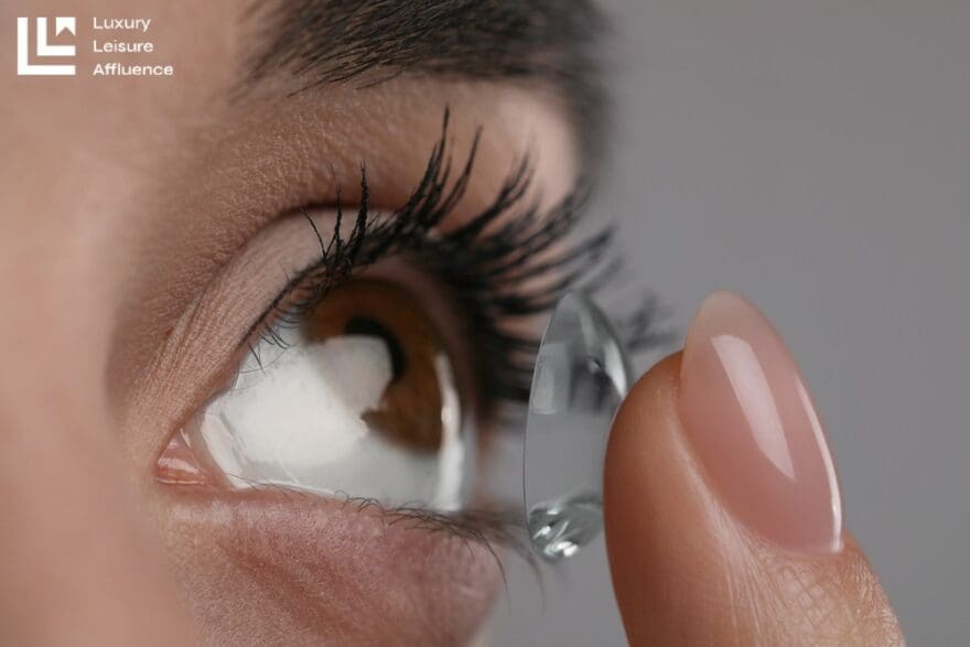 Luxury Contact Lenses for a Bold, Elegant Eye Look