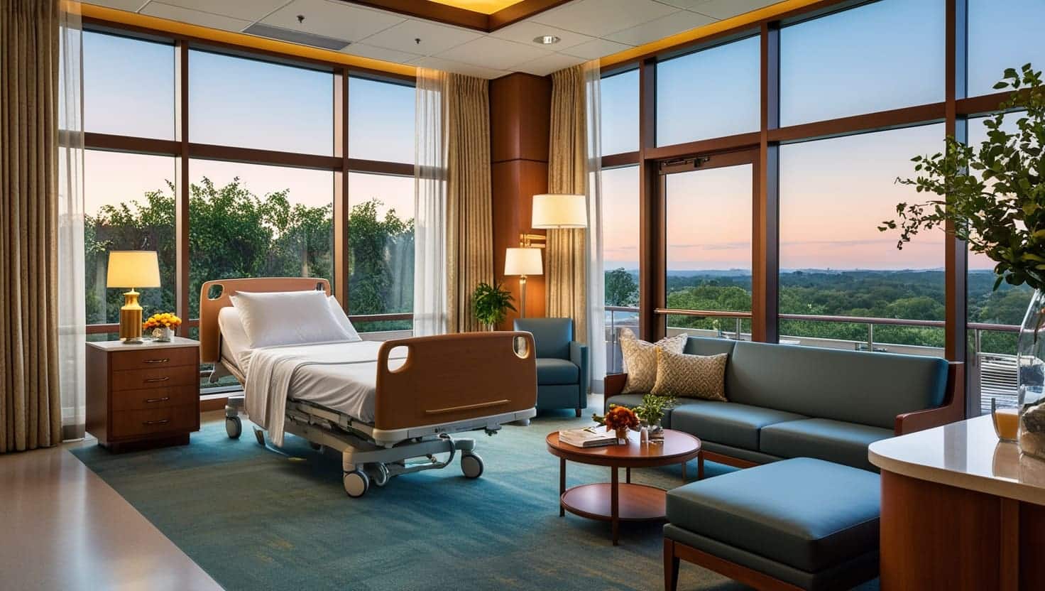 Step Inside 20 Luxury Hospital Rooms Redefining Care