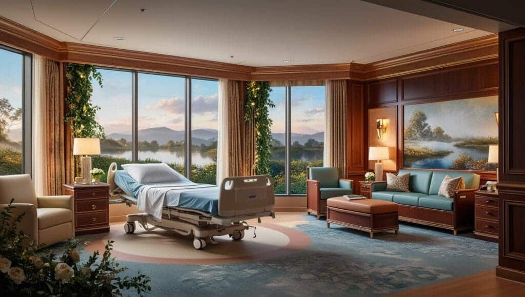 Step Inside 20 Luxury Hospital Rooms Redefining Care