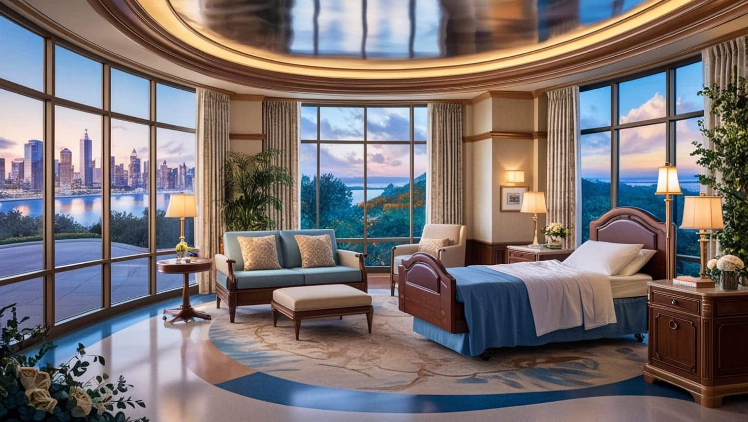 Step Inside 20 Luxury Hospital Rooms Redefining Care