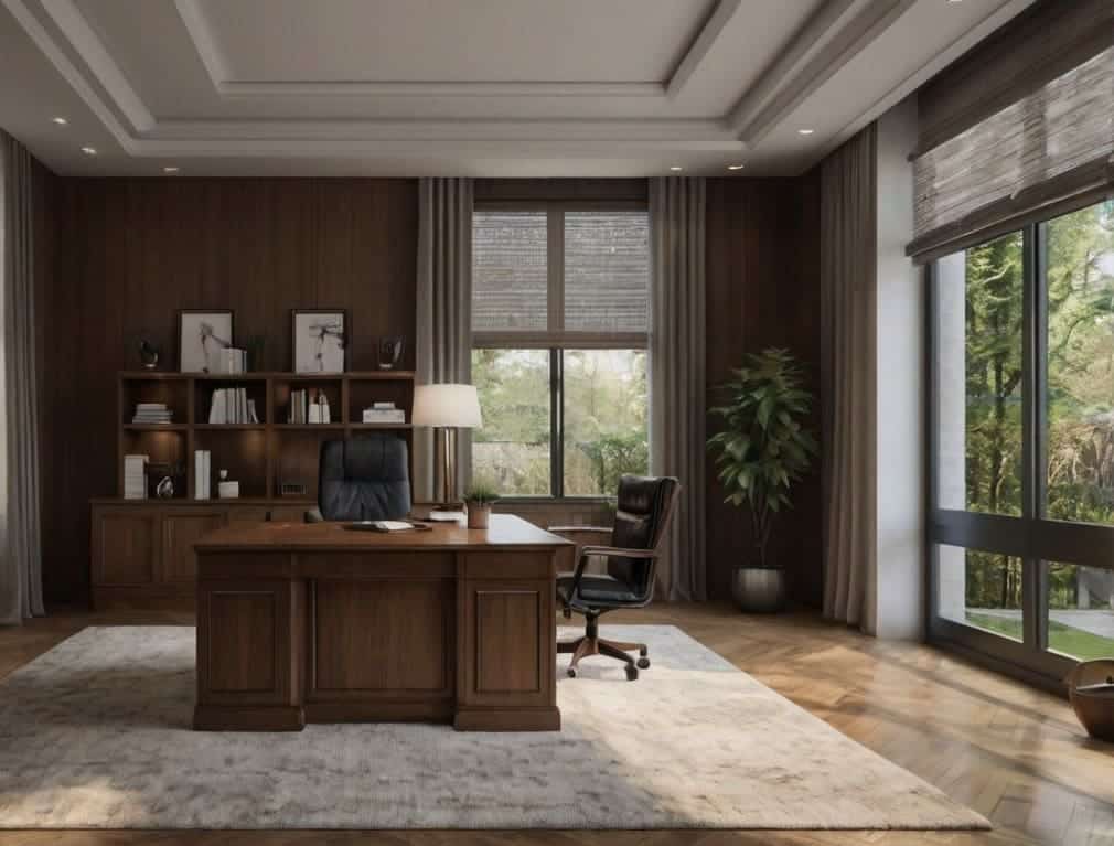 Executive Home Office Design: Luxury Workspace Solutions