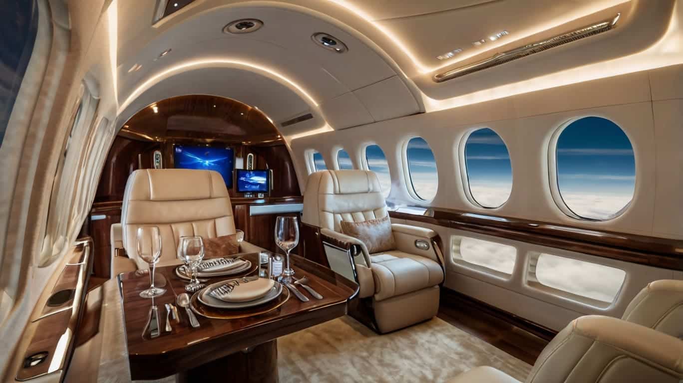 Private Jet Interior Design: Luxury Spaces in the Skies